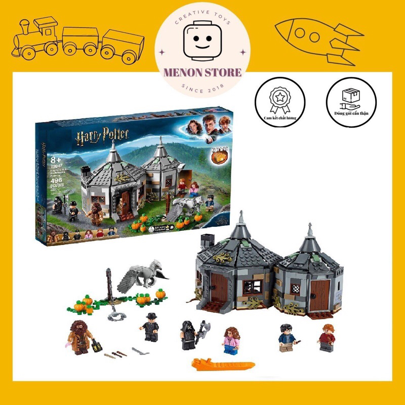 Đồ chơi lắp ráp C1689 6087 19033 80024 75947 Harry Potter Nhà Của Hagrid - Xếp hình thông minh ...