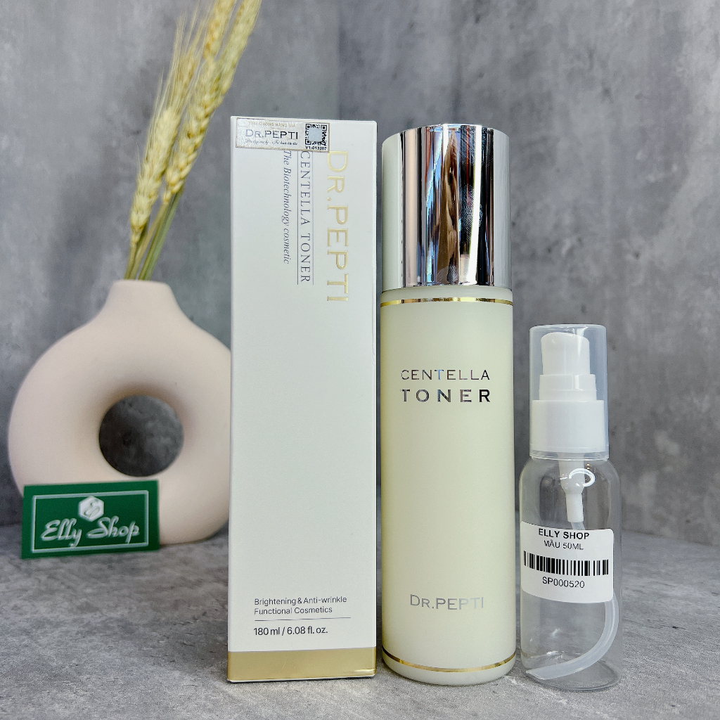 Toner Dưỡng da Căng bóng Dr Pepti Centella Toner 180ml | Shopee Việt Nam