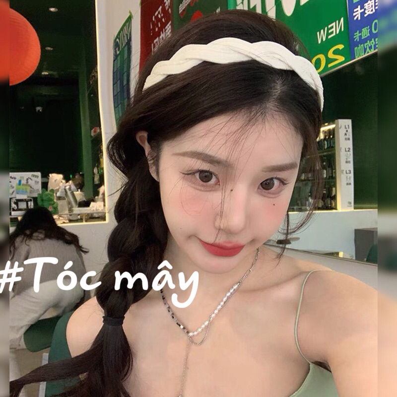 Bờm tóc xoắn đen trắng đơn giản thời trang BT19 | Shopee Việt Nam