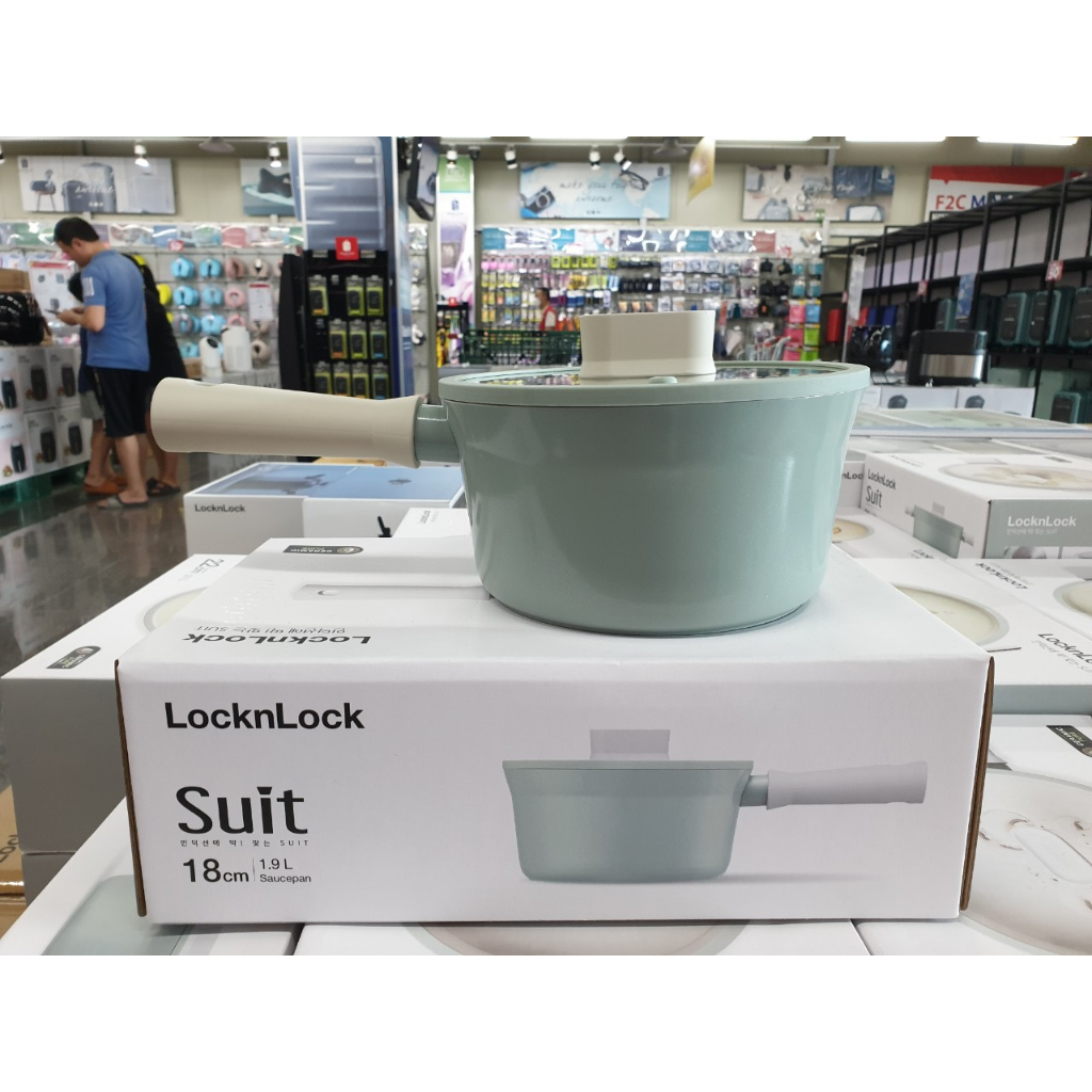 Nồi Suit LocknLock Lòng Ceramic Pure CSU1181 18cm/ CSU1202 20cm ...