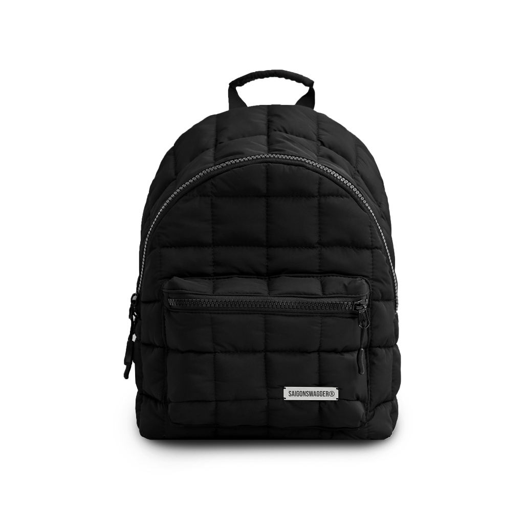 Balo Mini Chần Bông Nam Nữ SAIGON SWAGGER® NOIR PUFFER BACKPACK ...