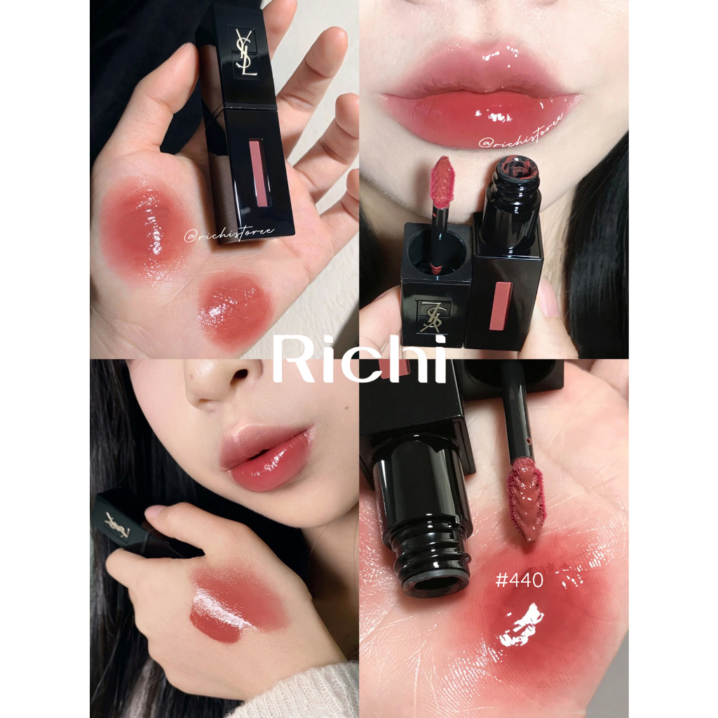 Son kem YSL Vinyl Cream 610 440 441 407 416 425 mẫu mới | Shopee Việt Nam
