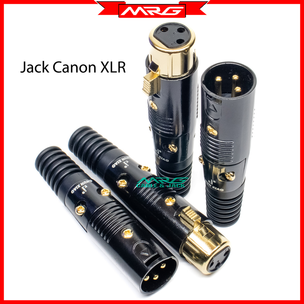 Jack Canon XLR Loại Tốt, lổ đuôi 8mm. Đồng mạ vàng. J-CN | Shopee Việt Nam