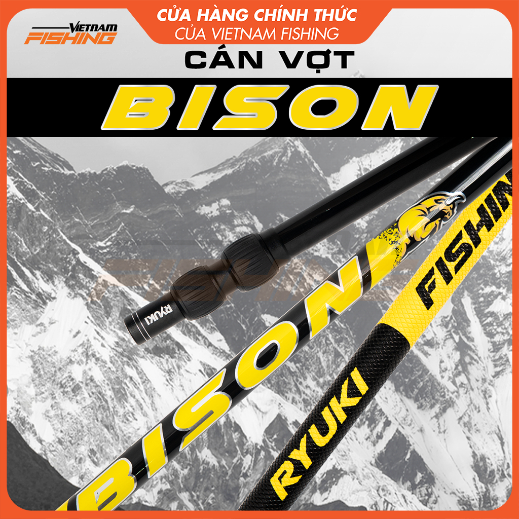 Cán Vợt Săn Hàng RYUKI Bison - Vietnam Fishing | Shopee Việt Nam