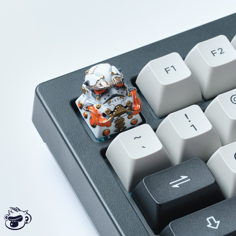 Artisan Keycap Cyber Troop, Cyberpunk Storm Trooper keycap, 4 màu sắc ...