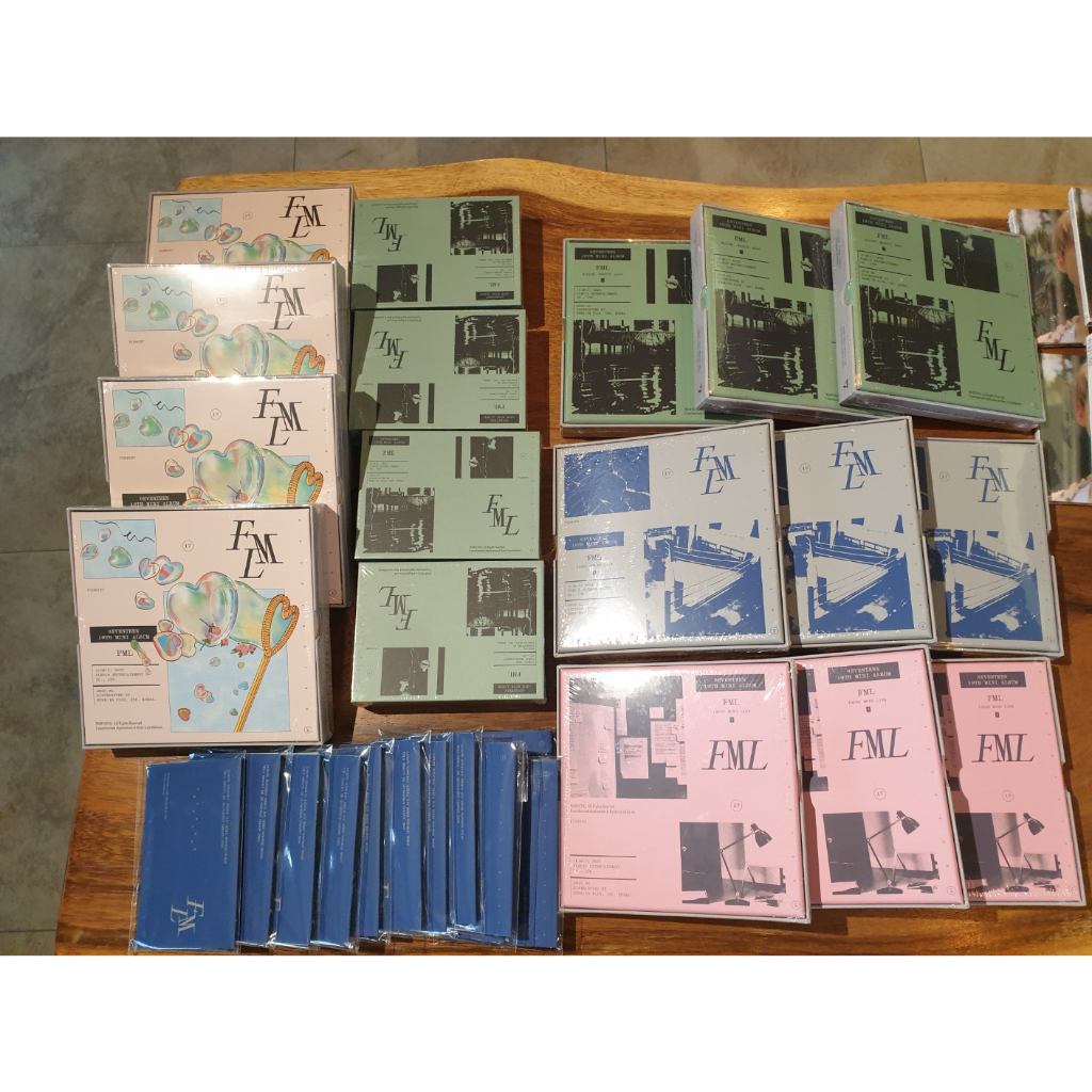 Album SEVENTEEN - FML đủ version có sẵn | Shopee Việt Nam