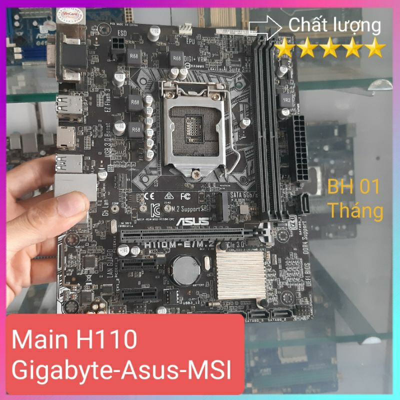 Main H110 chính hãng chạy tốt giá rẻ, tặng kèm keo tản nhiệt CPU ...