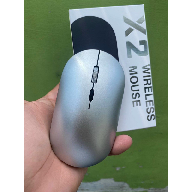 Chuột không dây siêu mỏng tự sạc T-Wolf X2 Cao Cấp (Wireless/Bluetooth ...