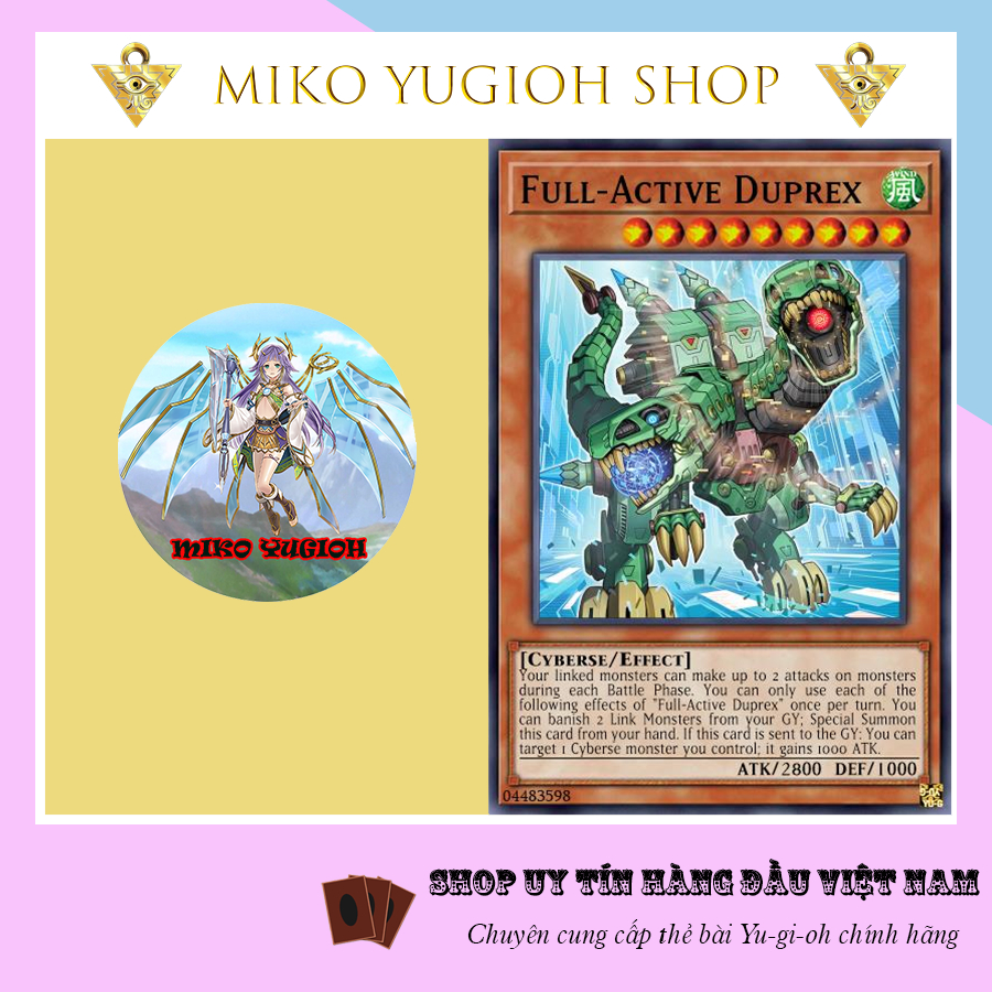 [ Miko Yugioh ] Thẻ Bài Yugioh Chính Hãng Tiếng Nhật Full Active Duplex ...
