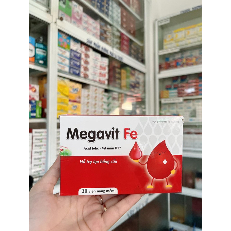 Sắt Megavit Fe hộp 30 viên-( KHÔNG LO BỊ NÓNG) | Shopee Việt Nam