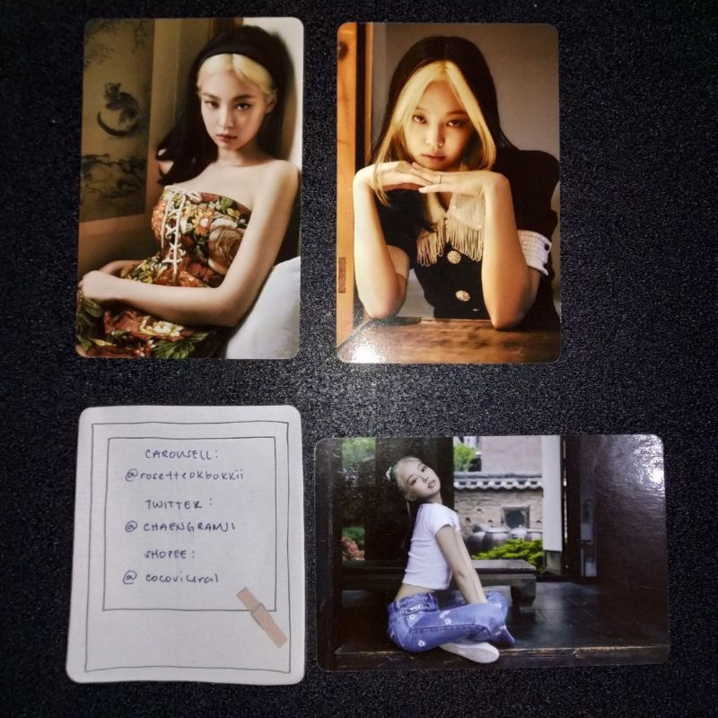 [OFF] [Photocard Jennie] [Card Jennie] Ảnh thẻ Jennie sd 21 | Shopee Việt Nam