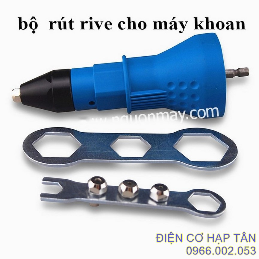 Đầu rút đinh rive gắn máy khoan - đầu chuyển đổi máy khoan rút rive ...