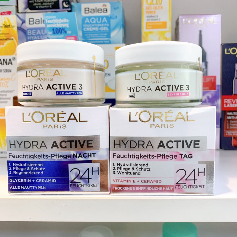 Kem dưỡng da 3 tác động Loreal Paris Hydra Active 3 24h - 50ml | Shopee ...