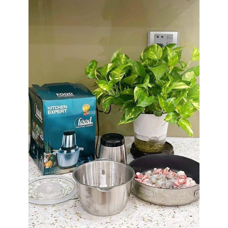 Máy xay thịt inox - Xay thực phẩm đa năng - dung tích 2 lít | Shopee ...