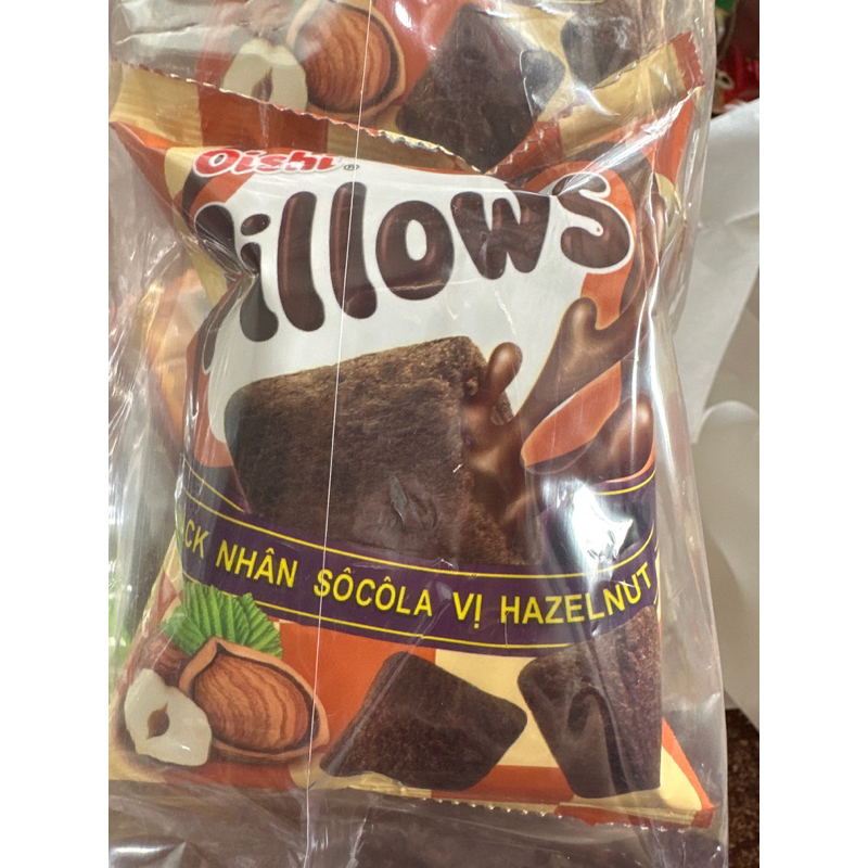 Bim Bim Pillows Oishi Snack nhân socola/ sữa dừa/ cookies vani/ socola ...