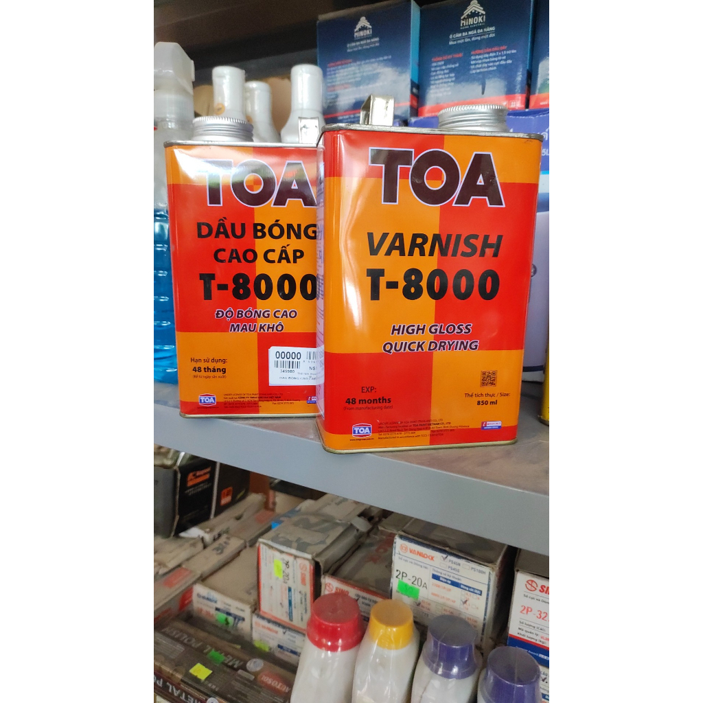 TOA dầu bóng cao cấp T -8000 thể tích 850ml | Shopee Việt Nam