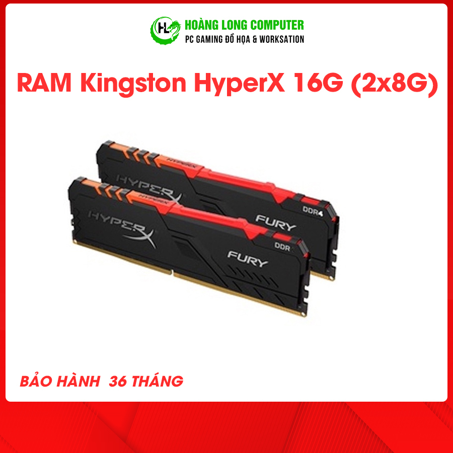 Ram PC Kingston HyperX Fury RGB 16GB (2x8GB) bus 3200MHz DDR4 Hoàng Long Computer | Shopee Việt Nam