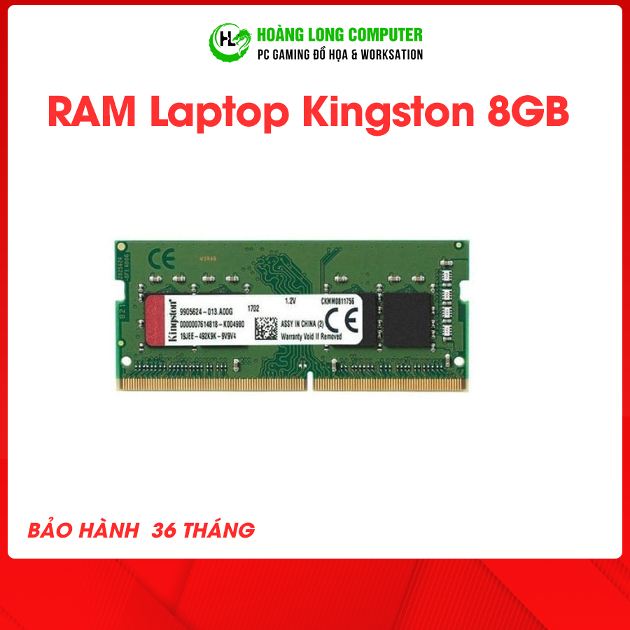 Ram Laptop Kingston 8GB DDR4 Bus 3200MHz RAM Laptop Nhập Khẩu Bảo Hành ...