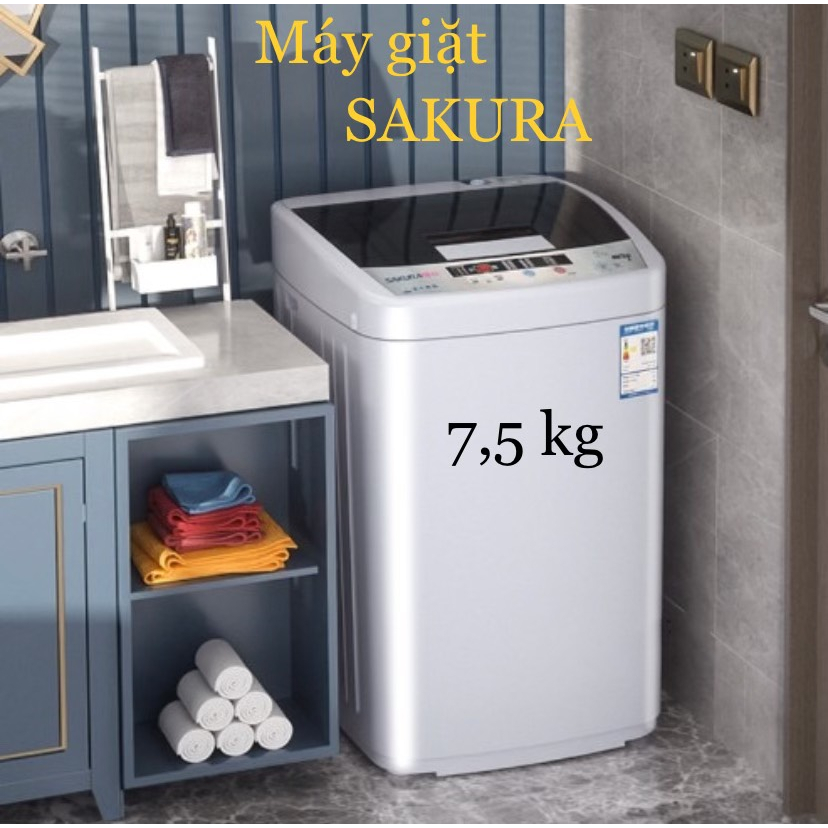 Máy giặt mini SAKURA Tự động 100%, giặt, vắt,sấy - Bảo Hành 12 tháng | Shopee Việt Nam