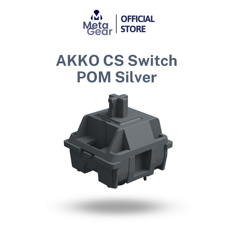 Bộ switch AKKO CS POM Silver - 45 switch/hộp | Shopee Việt Nam