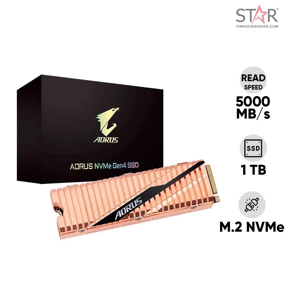 Ổ cứng SSD 1TB Gigabyte Aorus M.2 NVMe PCIe Gen4 | Shopee Việt Nam