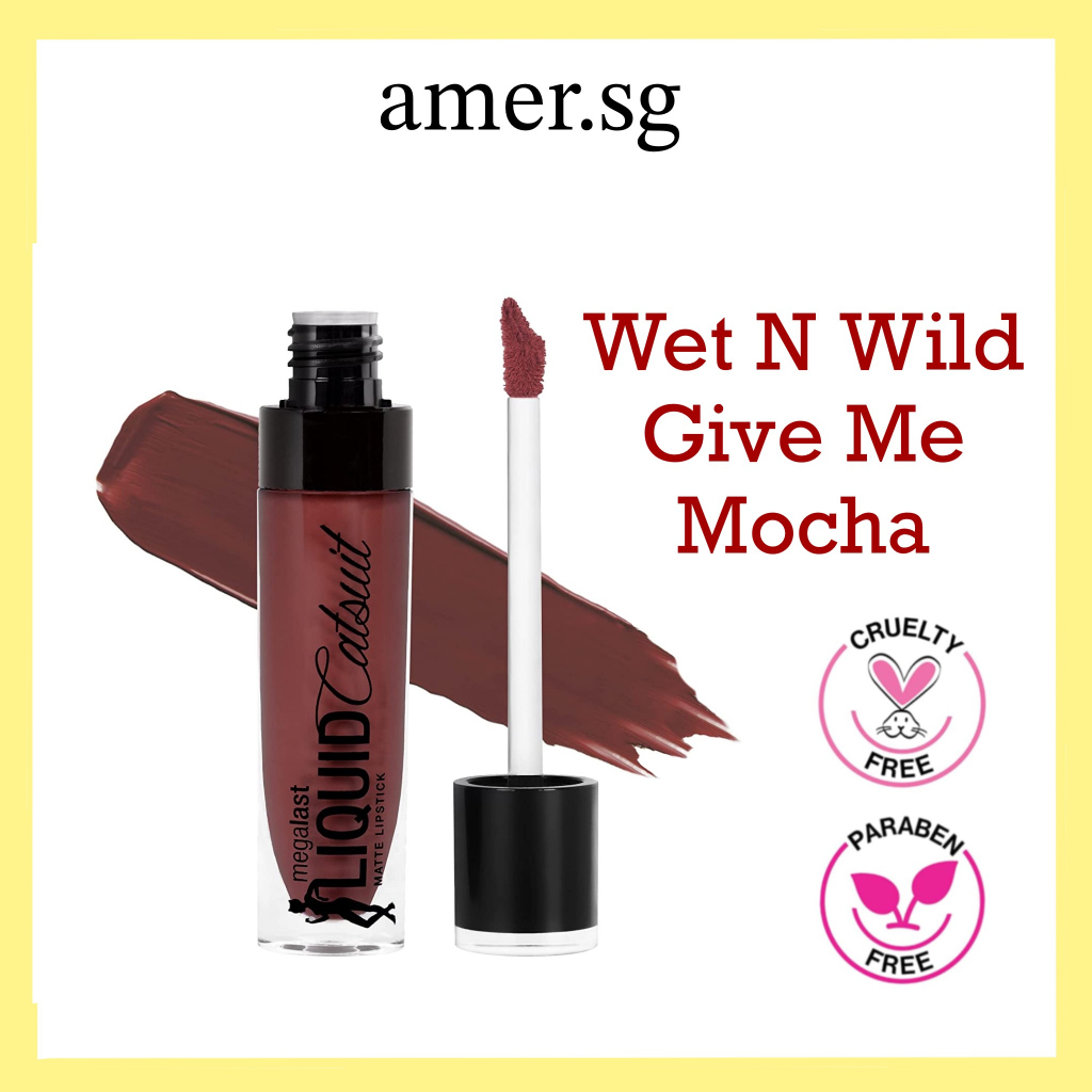 [ WET N WILD ] Son kem lì Wet n Wild Megalast Liquid Catsuit Lipstick, Give Me Mocha - 6 Gram ...