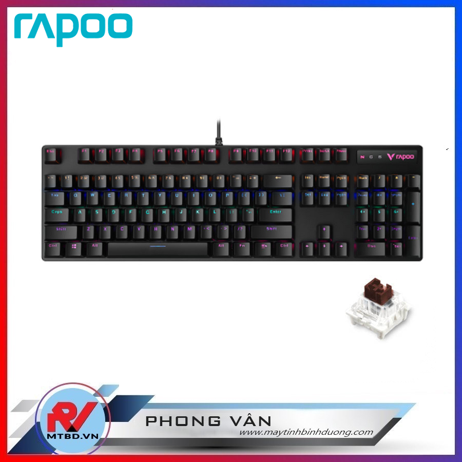 Bàn phím cơ Rapoo V500 Pro Black (2020) – Brown sw | Shopee Việt Nam