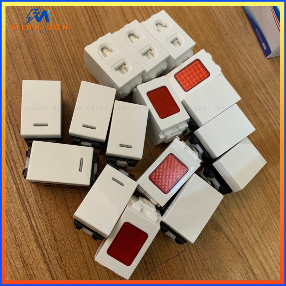 Hạt Công Tắc 1 Chiều, 2 Chiều - Ổ Cắm SINO S18CC Hàng Chính Hãng ...