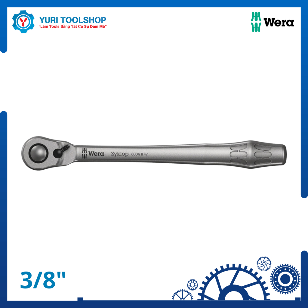 Cần Siết Wera 3/8" 8004 B Zyklop Metal Ratchet - 05004034001 | Shopee ...