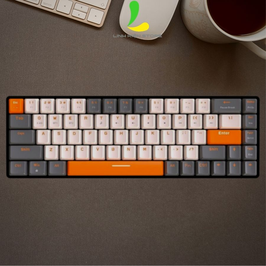 Bàn phím cơ ZIYOULANG K68 cao cấp - Phím cơ gaming 68 phím trục cơ kết ...