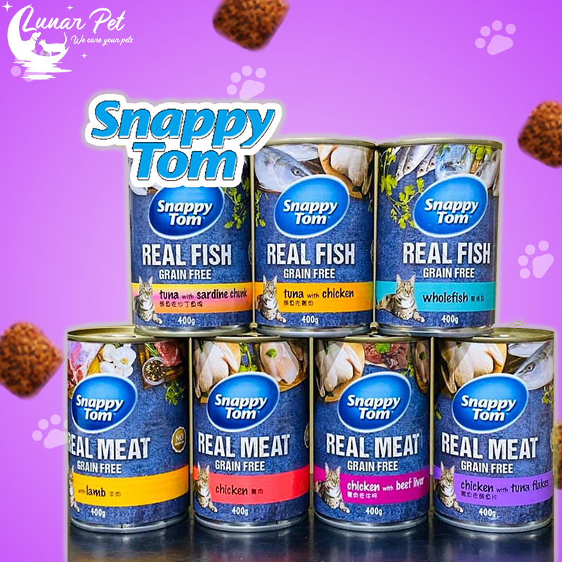 Pate Snappy Tom 400g Snappy Tom Pate Đủ Vị Cho Mèo Trưởng Thành Lon 400g | Shopee Việt Nam