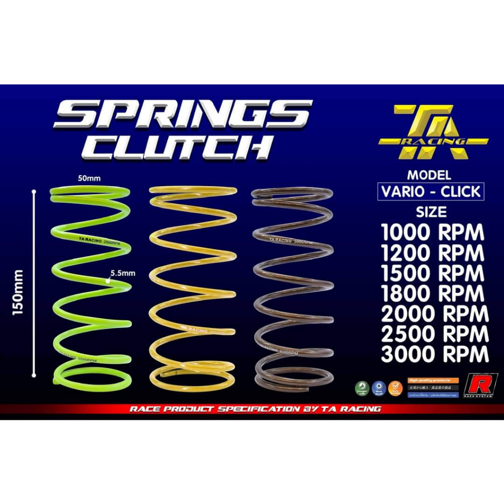 Lò xo nồi độ TA racing xe Vario-CLICK-AIR BLADE 125-150 | Shopee Việt Nam