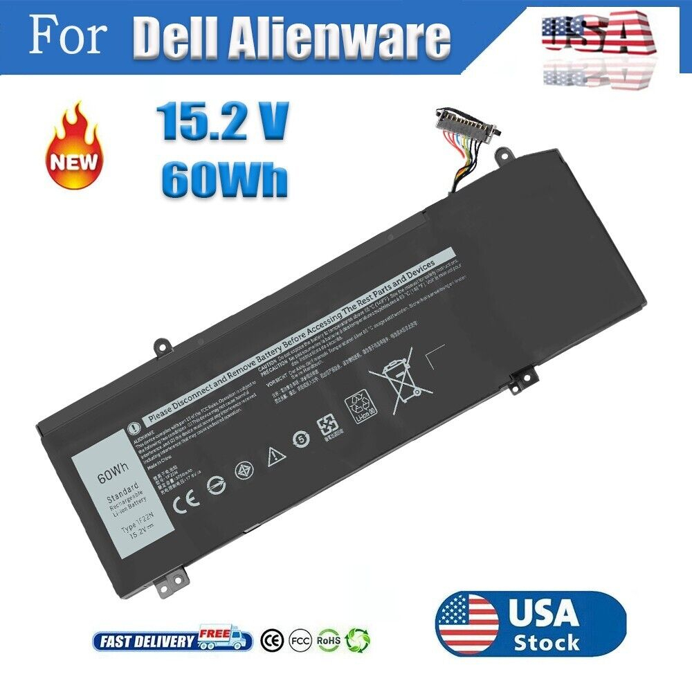 Pin Dell Alienware M15 M17 G5 5590 G7 7590 7790 1F22N XRGXX Battery ...