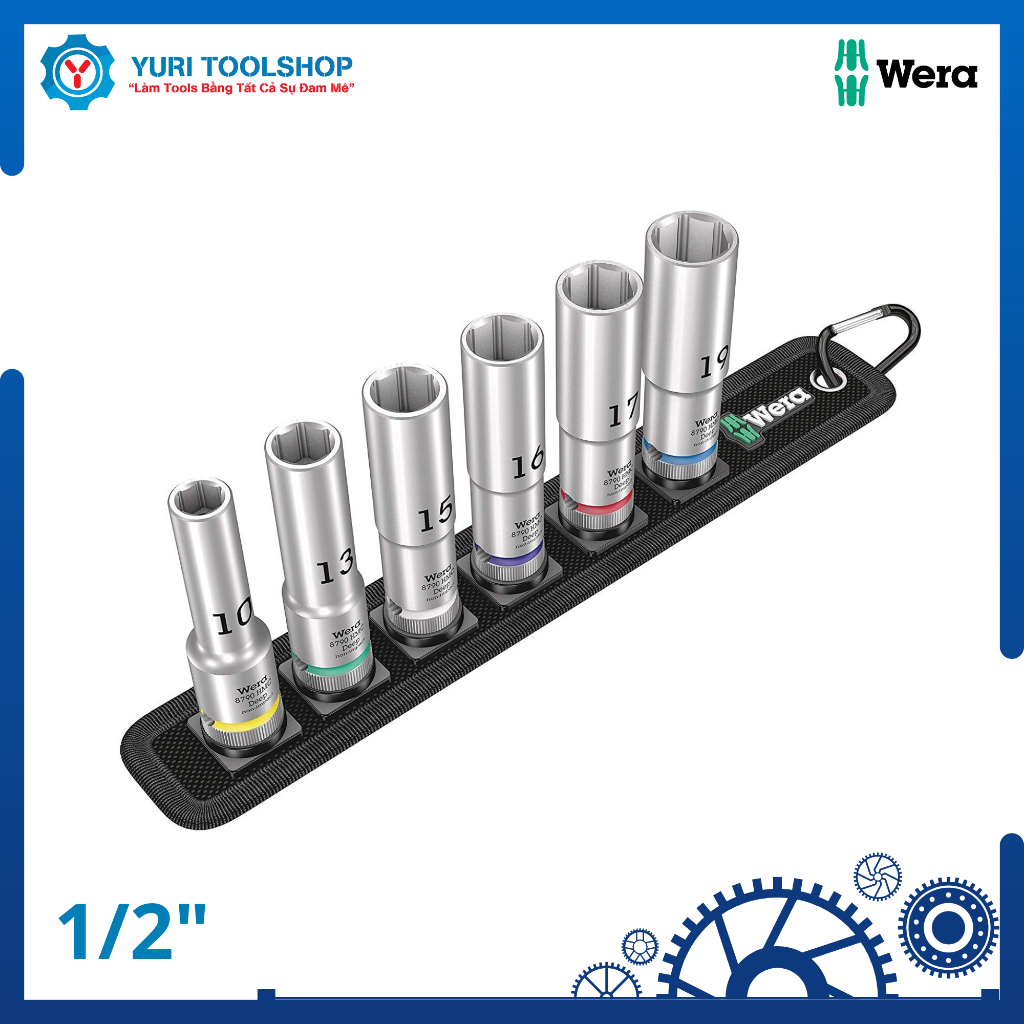 Bộ Đầu Khẩu Wera 1/2" Belt C Deep 1 - 05004565001 | Shopee Việt Nam