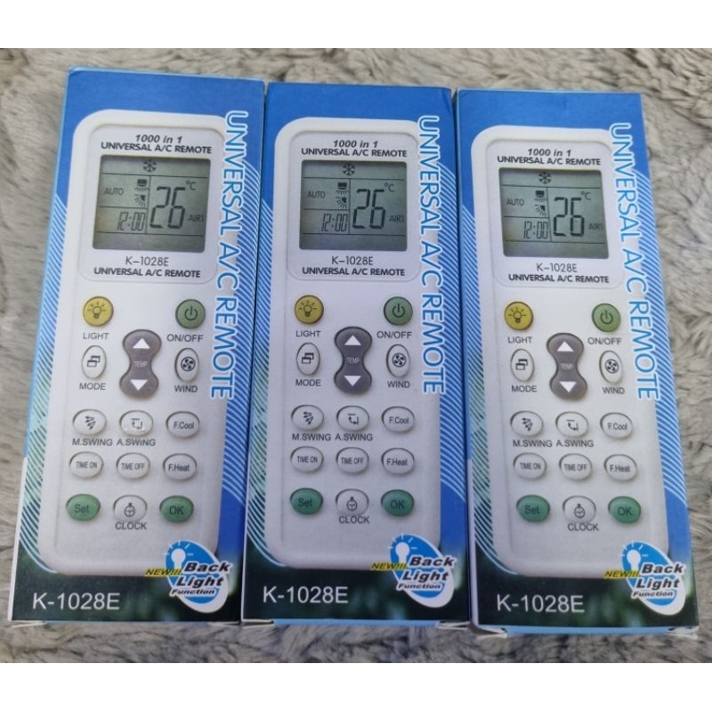 REMOTE KHIỂN MÁY LẠNH ĐA NĂNG - K1028E | Shopee Việt Nam