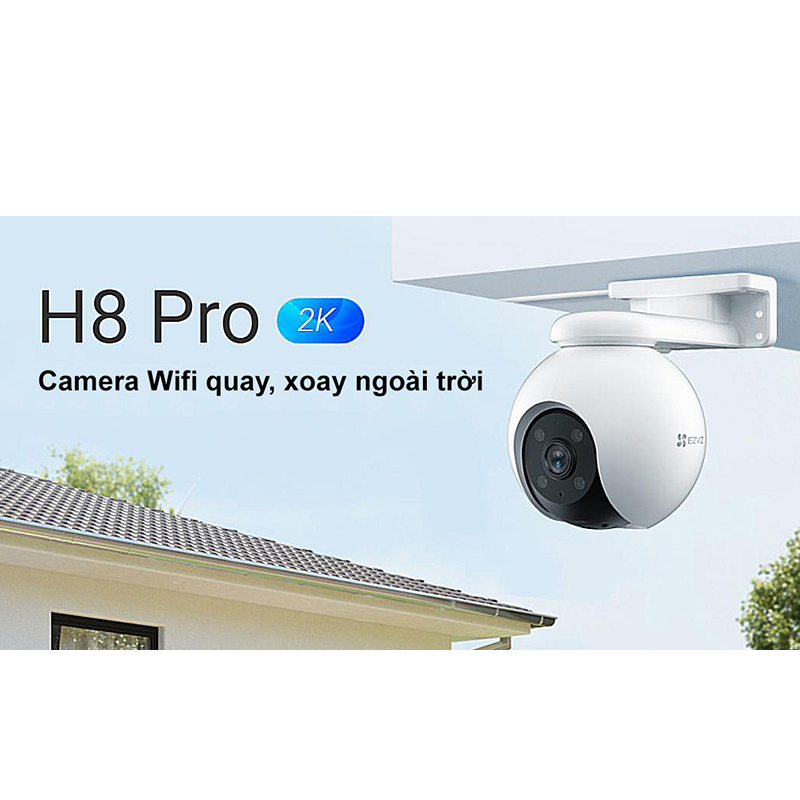 Camera WiFi quay quét ngoài trời EZVIZ H8 Pro 2K | Shopee Việt Nam