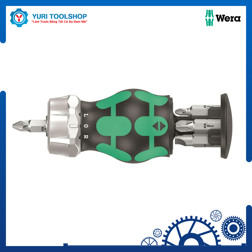 Dụng Cụ Mở Vít Wera Cán Ngắn Kraftform Kompakt Stubby Magazine RA 3 Wera - 05008885001 | Shopee ...