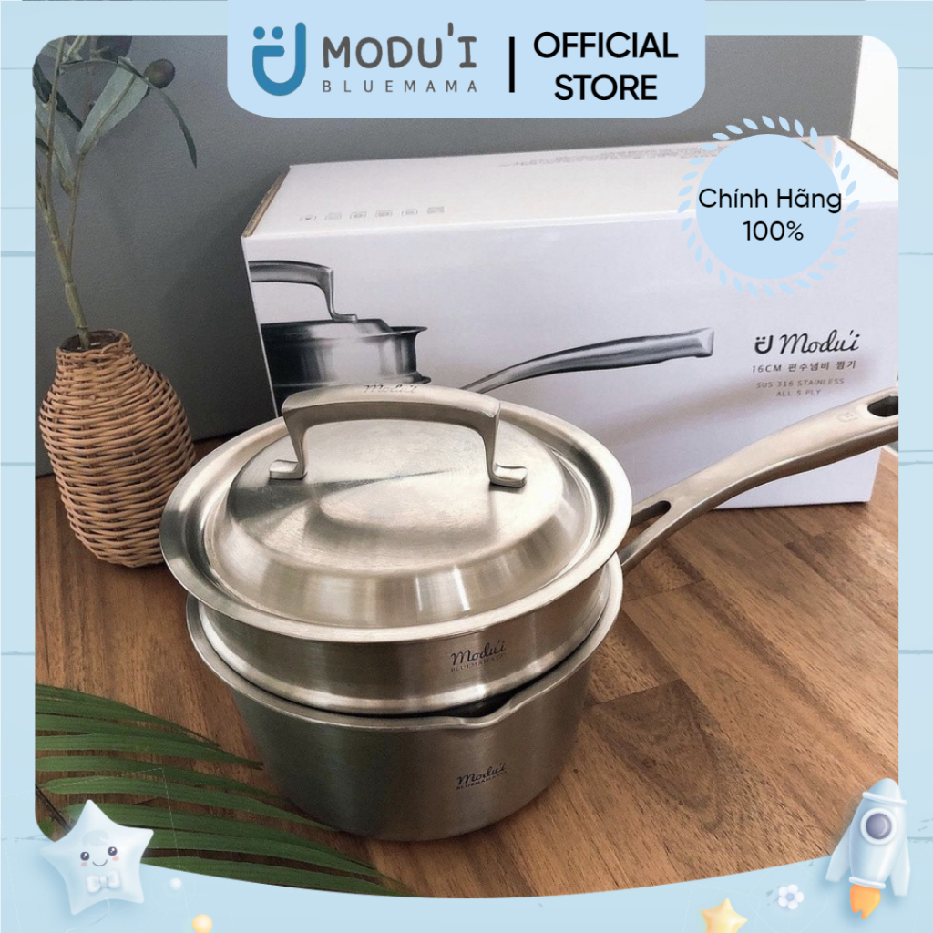 [BLUEMAMA] BỘ NỒI INOX CAO CẤP ĂN DẶM CHÍNH HÃNG MODUI HÀN QUỐC ...