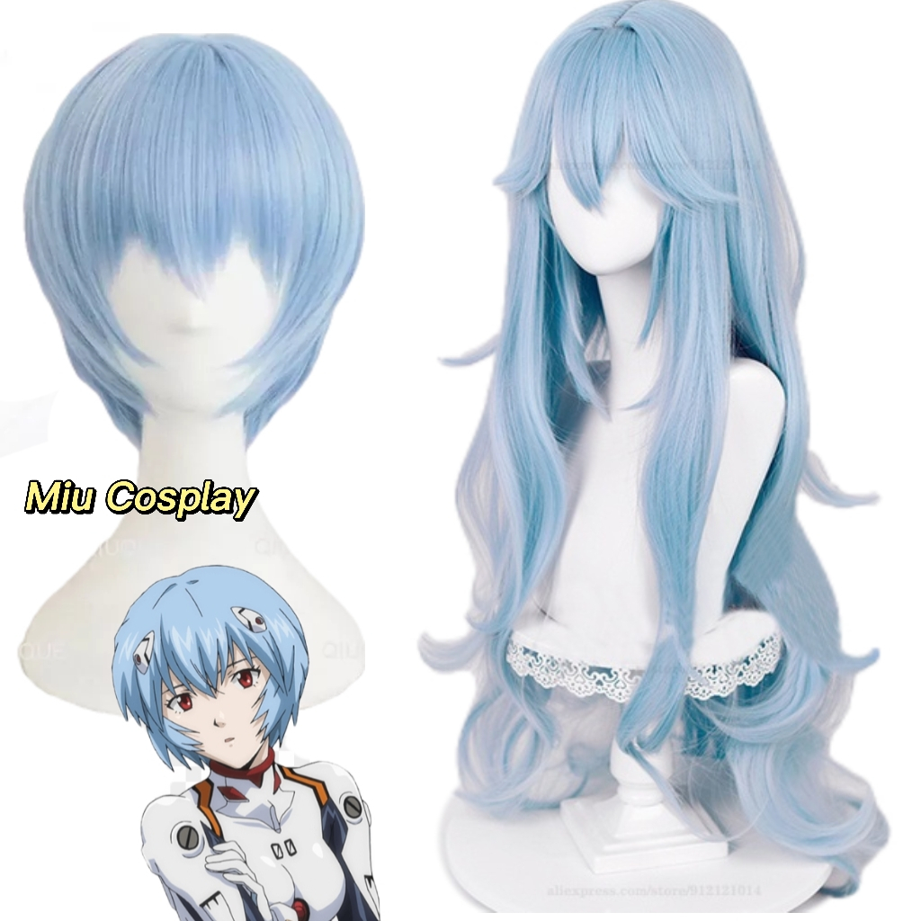 [Sẵn] Wig/Tóc giả Eva Ayanami Rei - Neon Genesis Evangelion Avangelion ...
