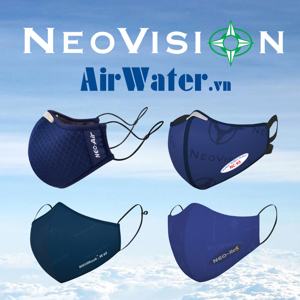 Khẩu trang chống BỤI MỊN, than hoạt tính cao cấp Neomask, NeoVision ...