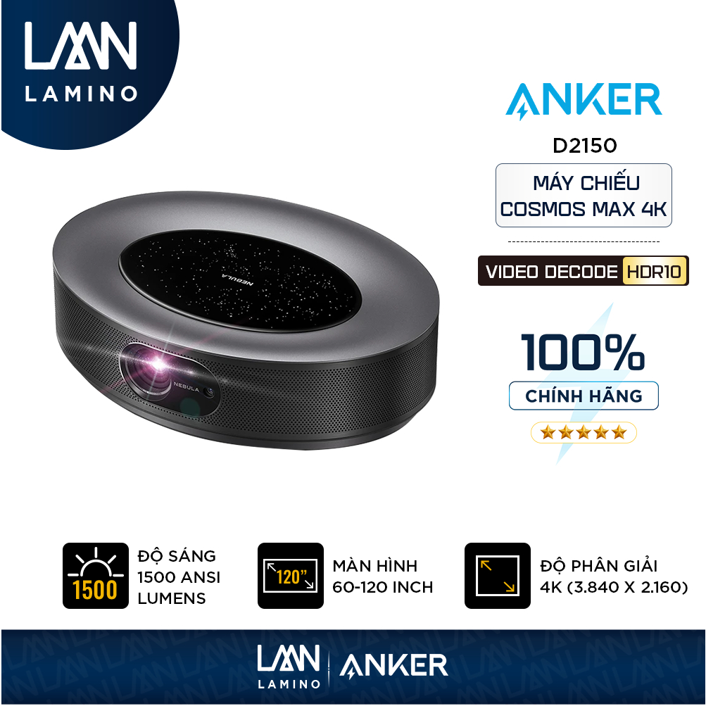 Máy chiếu di động NEBULA (by Anker) Cosmos Max 4K - D2150 LAMINO ...