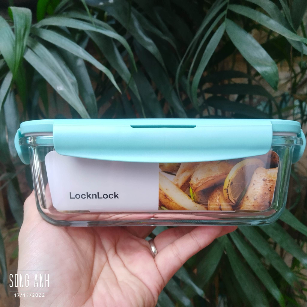 Lock.n.Lock hộp thủy tinh chịu nhiệt Slim Glass Container LCB425 530ml ...