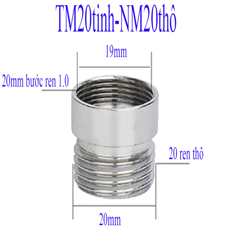 Đầu Chuyển Đổi Vòi Sen Ren Mịn Sang Ren Ngoài Thô TI0497 | Shopee Việt Nam