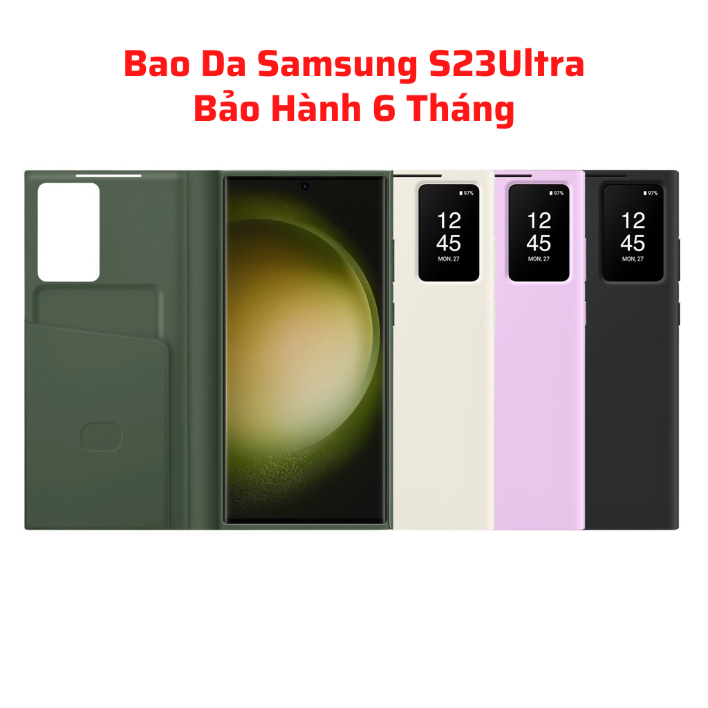 Bao da Samsung Galaxy S23 Ultra Smart View - Hàng chính hãng - Màn hình ...