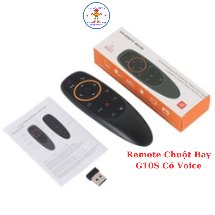 Điều khiển Remote chuột bay tìm kiếm bằng giọng nói cho Tivi, TV Box ...
