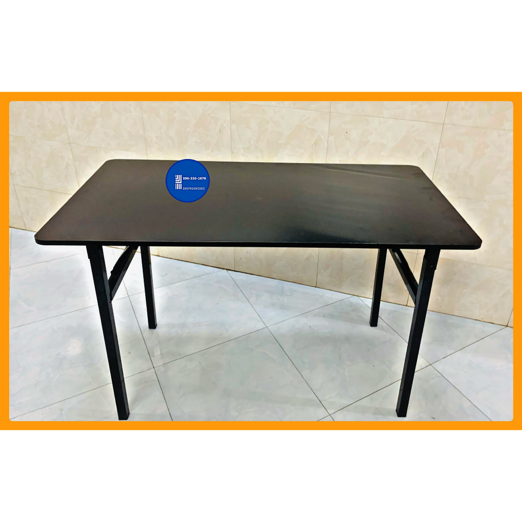 Bàn ăn , bàn học , bàn làm việc chân gấp lò xo kt 60/120 cao75 cm | Shopee Việt Nam