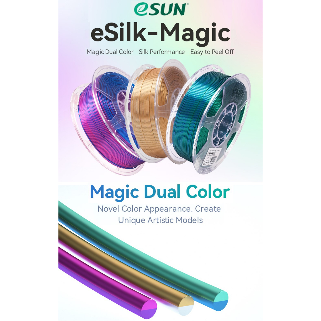 Nhựa in 3d eSun ePLA-Silk Magic 2 màu 1kg/Cuộn | Shopee Việt Nam