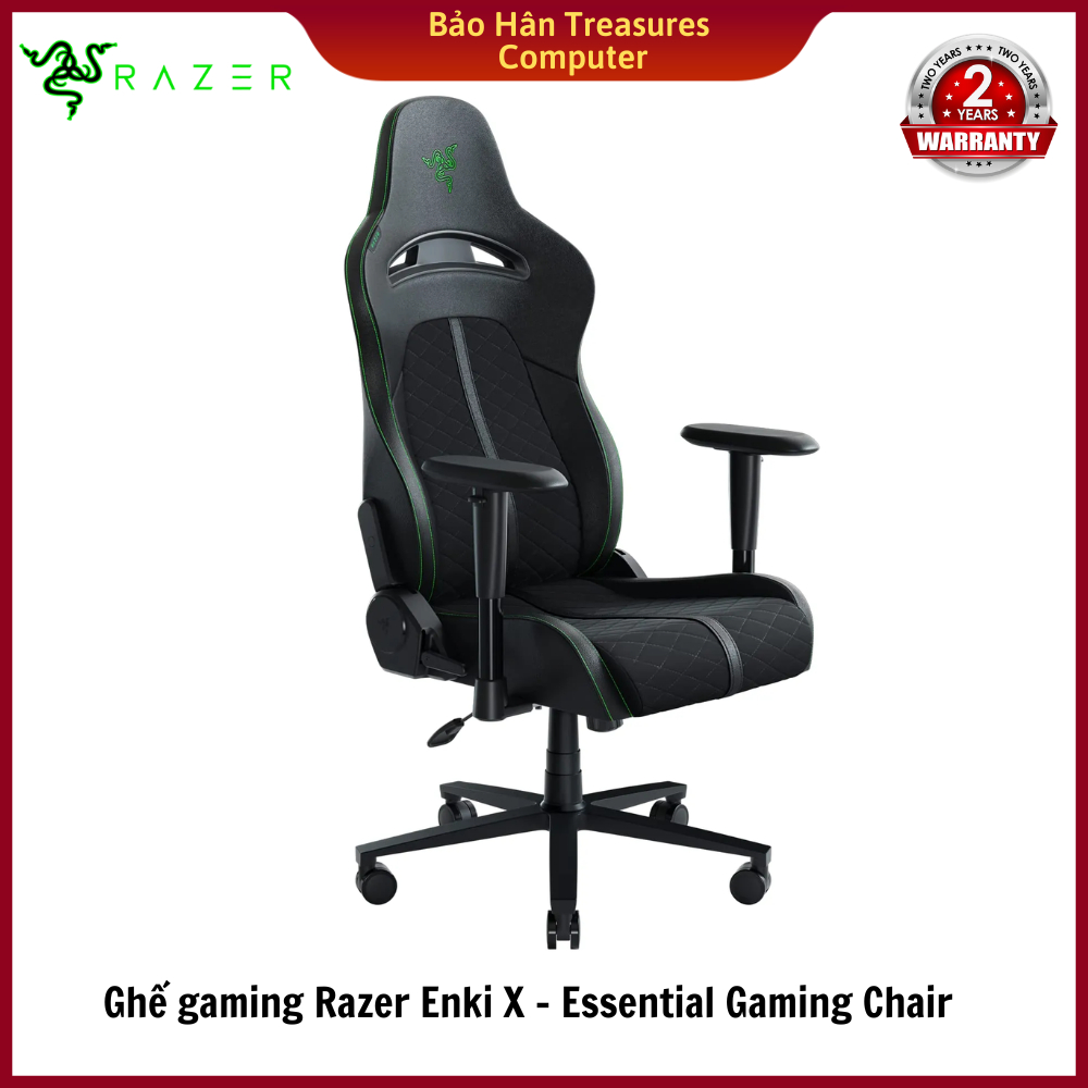 Ghế Gaming Razer Enki X – Black Green (RZ38-03880100-R3U1)- Hàng Chính ...