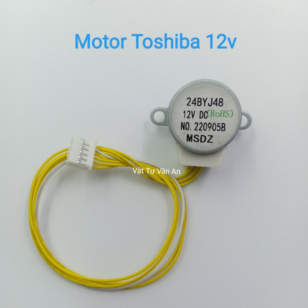 Motor cánh vẫy điều hòa đảo gió điều hoà mô tơ máy lạnh Toshiba 12v ...