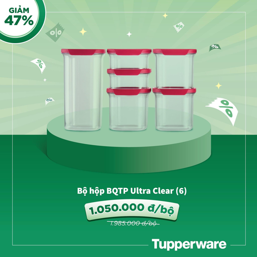 Bộ hộp BQTP Ultra Clear (set 6 hộp) | Shopee Việt Nam